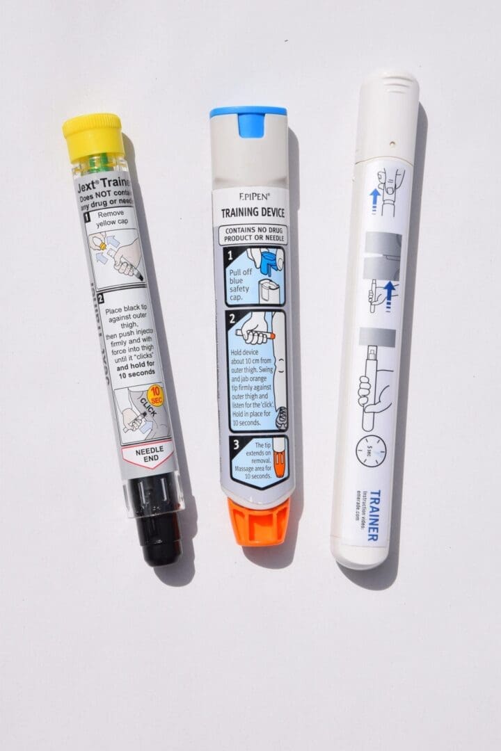 Use of Epi-pens in an emergency