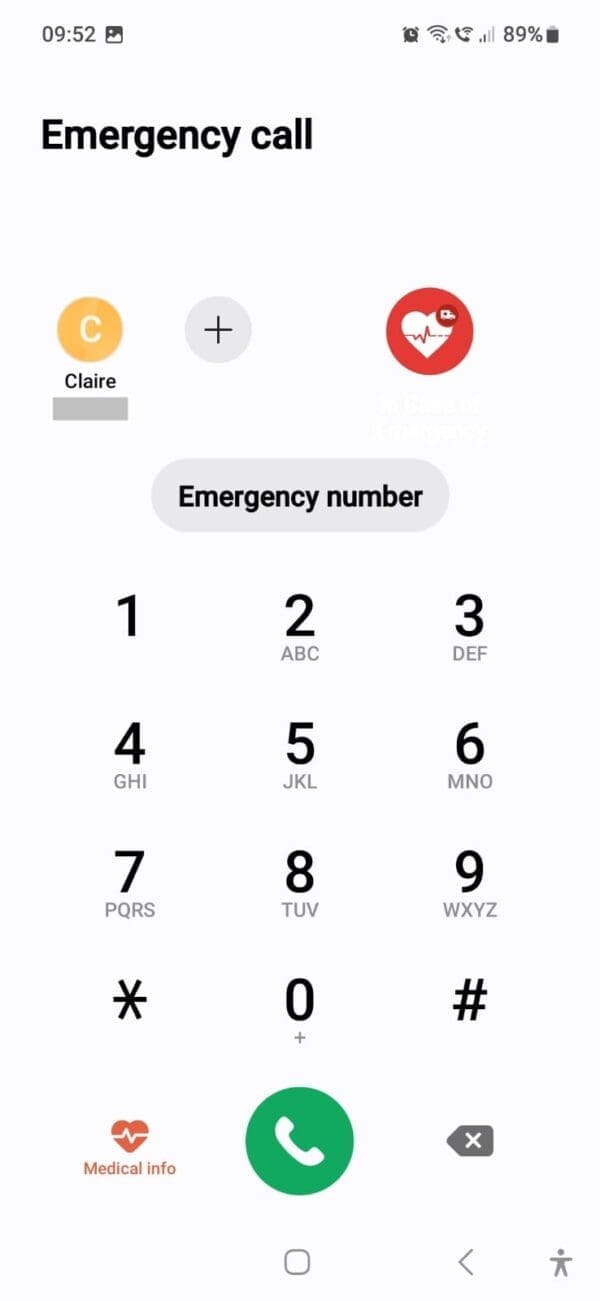 Setting Emergency Contacts and Medical Info on Android devices